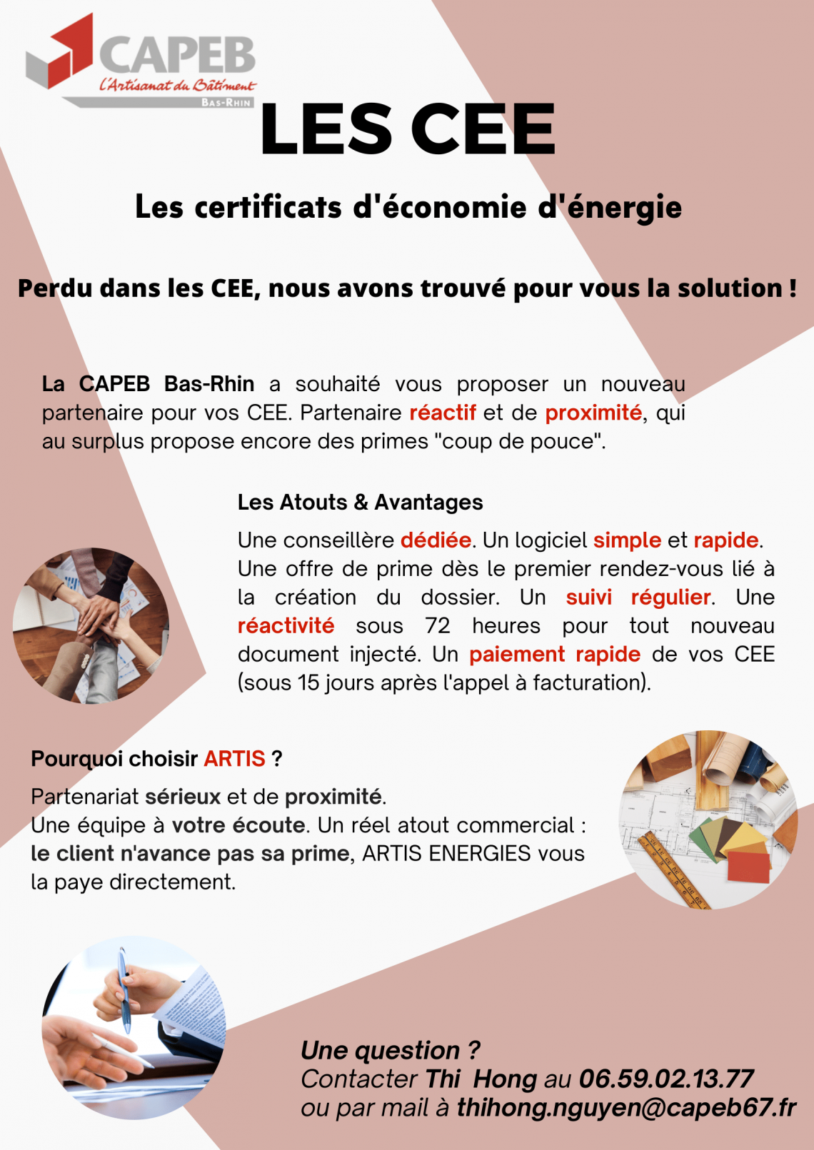 ARTIS partenaire CAPEB pour les CEE ・ CAPEB